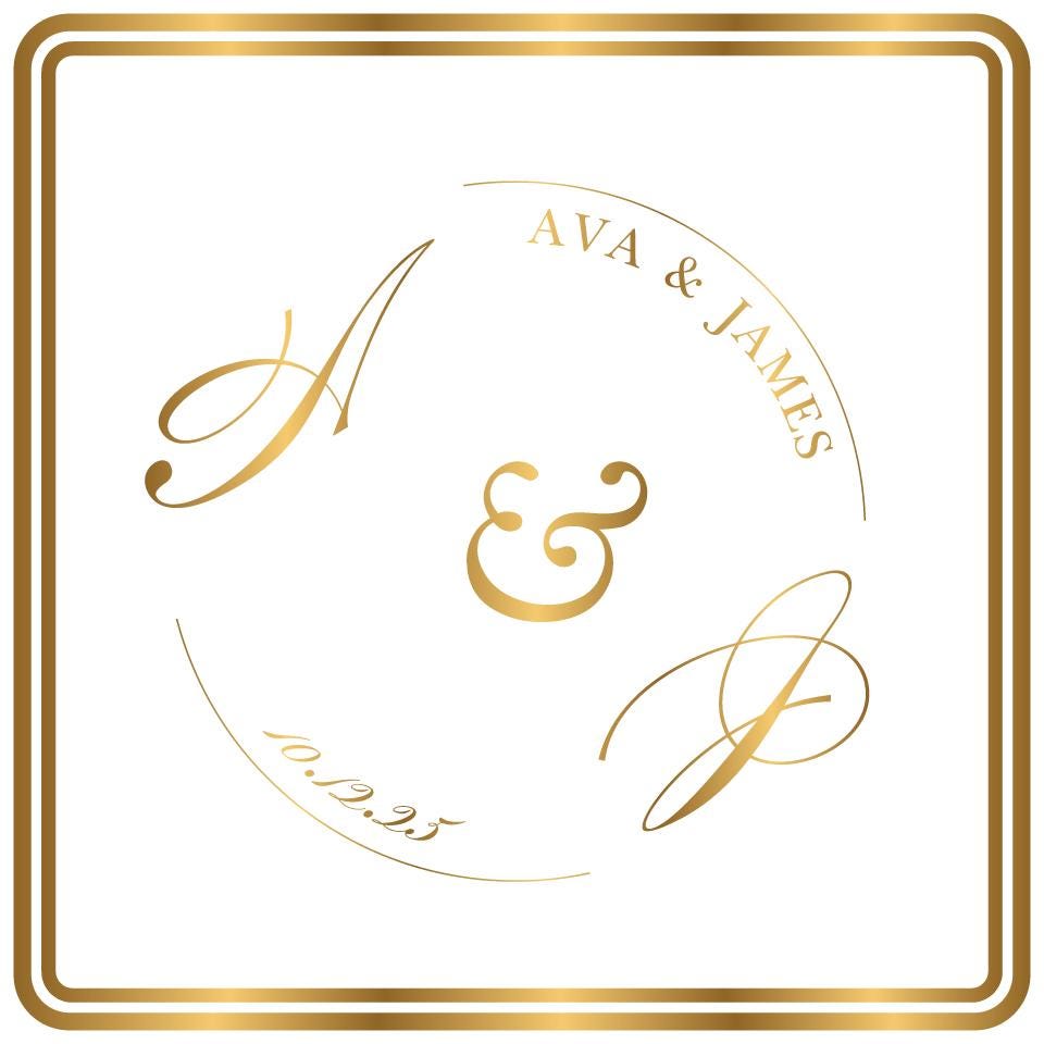 Customizable Wedding Dance Floor Wrap, Monogrammed Vinyl Decal - Etsy