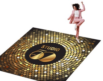 Customizable Birthday Decal Dance Floor Wrap Gloss/matte Removable ...