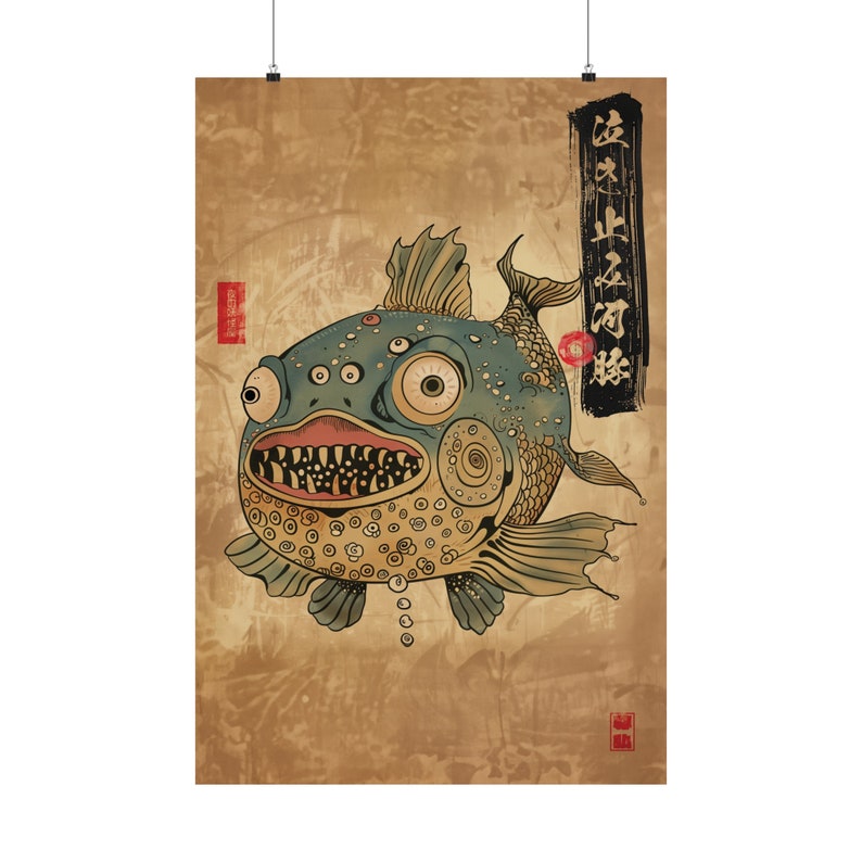 Yoru No Yokai-ya: Nakiyami Fugu - Crying-stopper Pufferfish Modern ...
