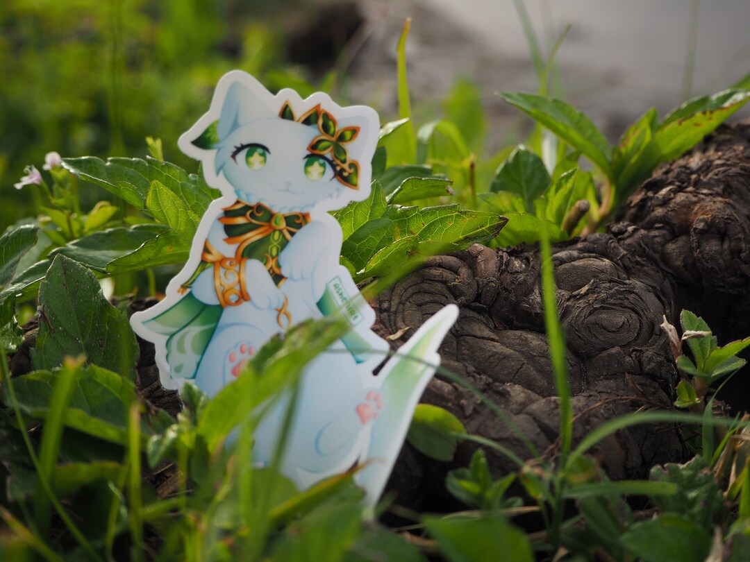 Nahida Cat Sticker Genshin Impact - Etsy