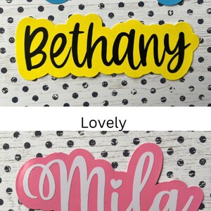 Personalized Two-tone Decal - Etsy