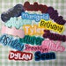Personalized Two-tone Decal - Etsy