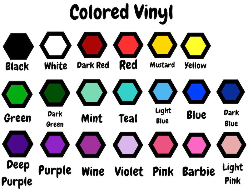 Personalized Two-tone Decal - Etsy