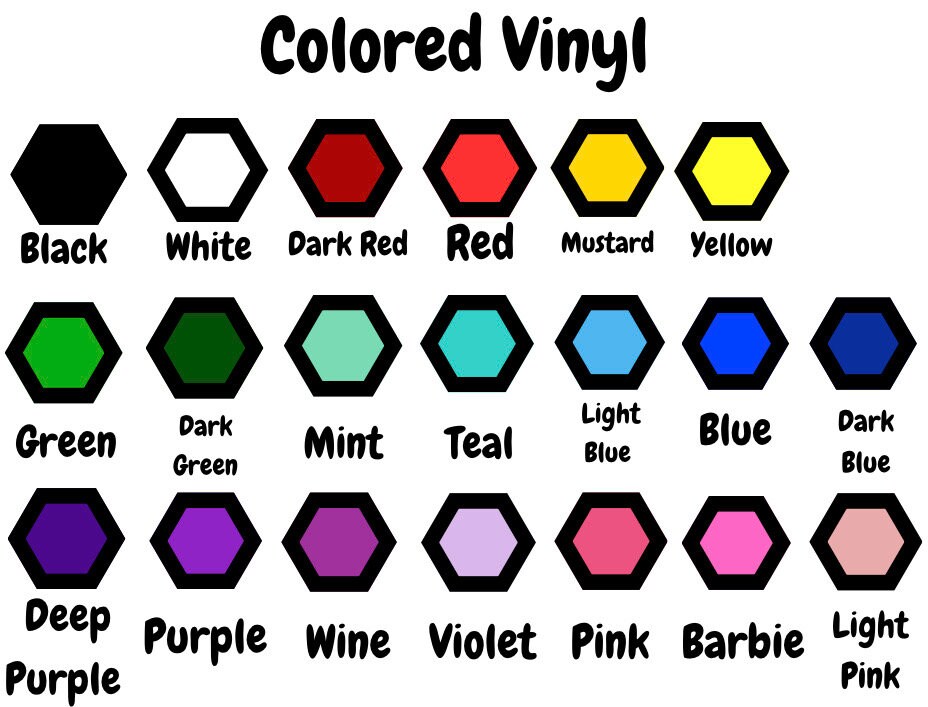 Personalized Two-tone Decal - Etsy