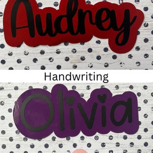 Personalized Two-tone Decal - Etsy