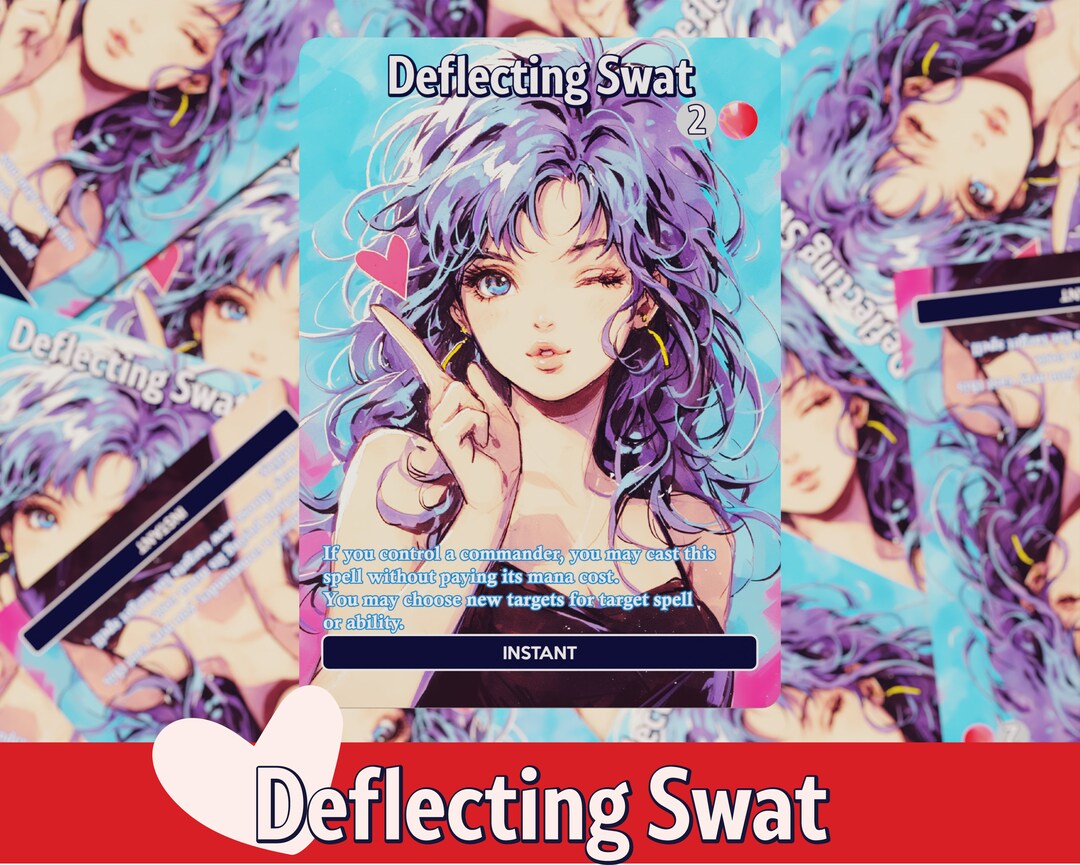 Deflecting Swat: MTG Proxy Waifu Elegance Commander Staples, Anime ...