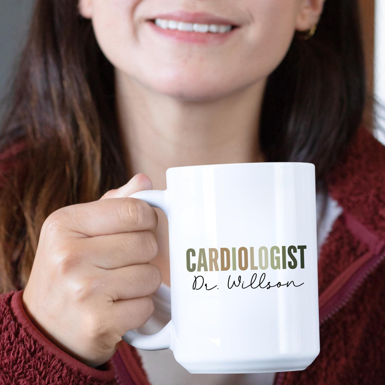Custom Cardiologist Mug, Cardiologist Mug, Personalized Gift for ...