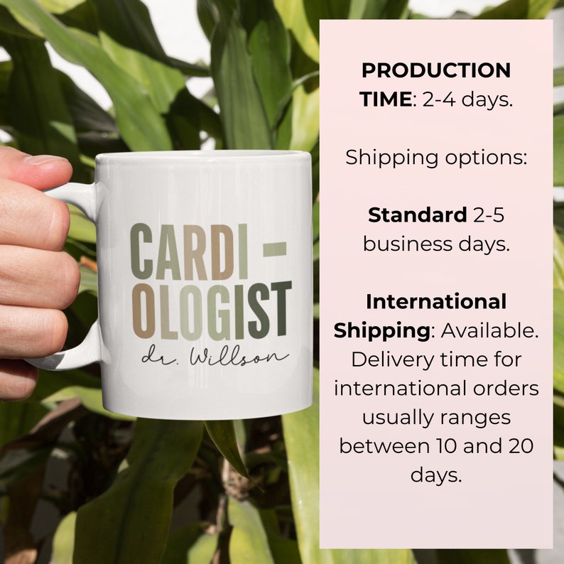 Custom Cardiologist Mug, Cardiologist Mug, Personalized Gift for ...