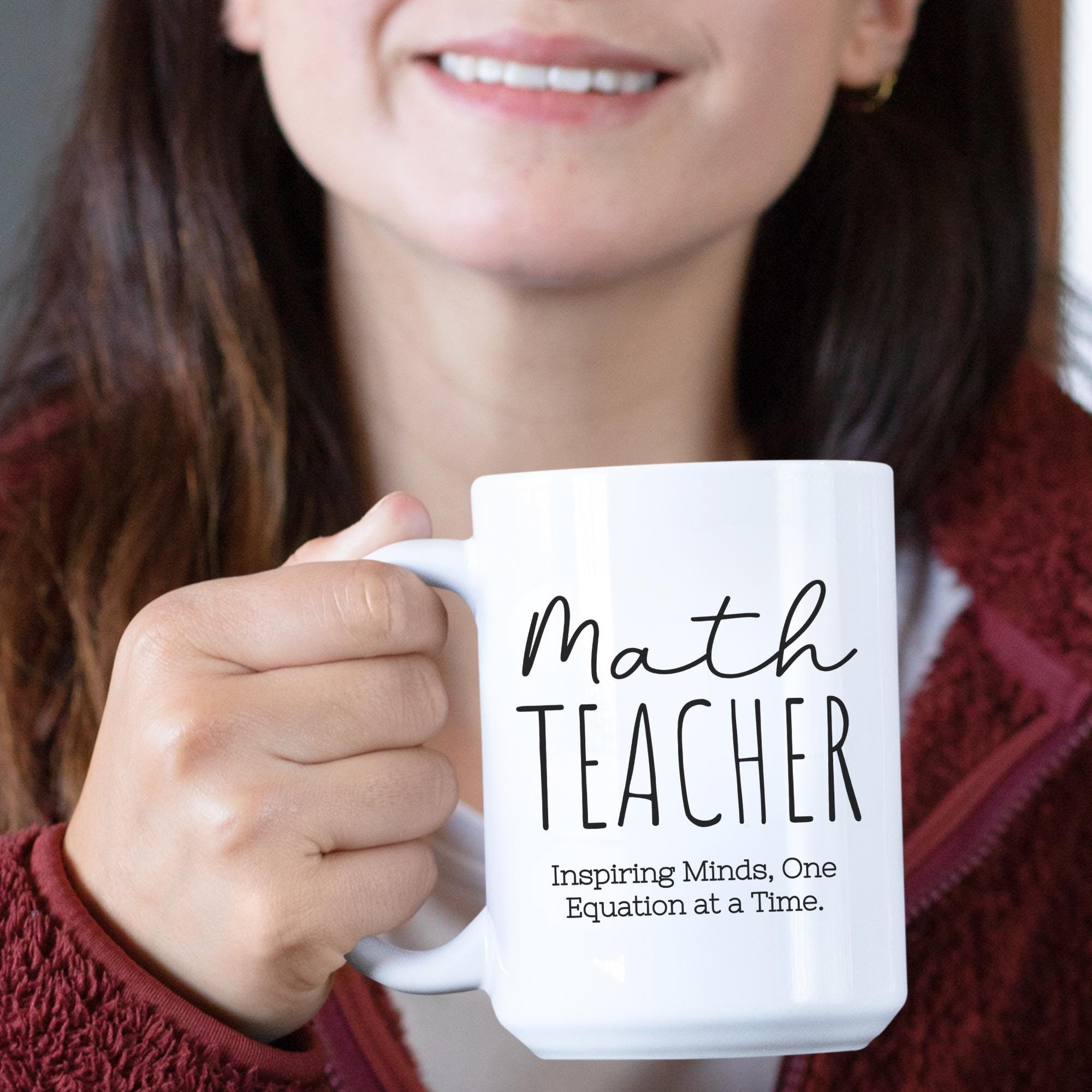 Math Teacher Appreciation Mug, Math Teacher Travel Mug, Math Teacher ...