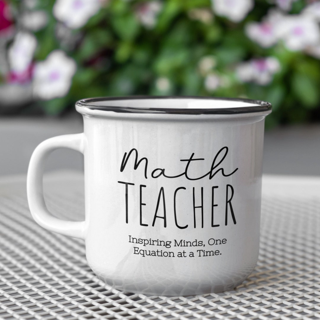 Math Teacher Appreciation Mug, Math Teacher Travel Mug, Math Teacher ...
