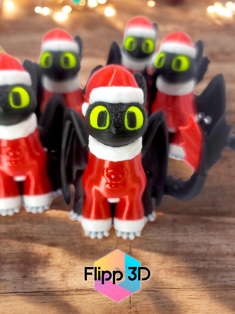 Toothless Dragon Figurine - 3D Printed Fidget Toy & Desk Decor - How to ...