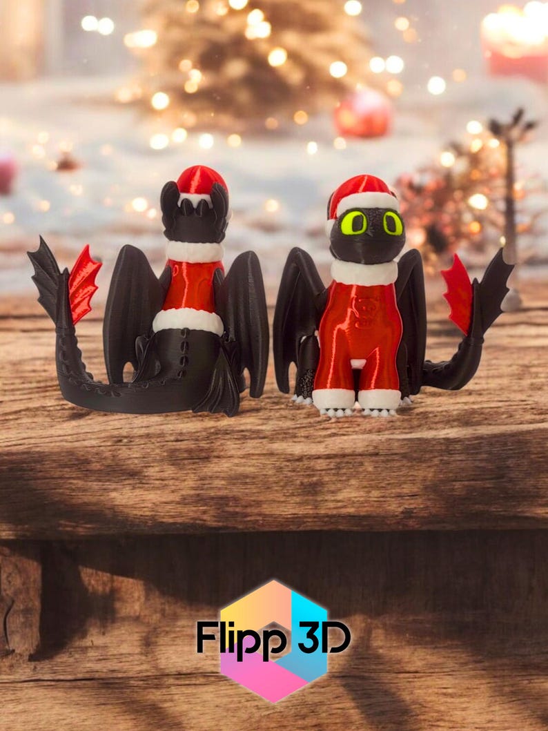 Toothless Dragon Figurine - 3D Printed Fidget Toy & Desk Decor - How to ...