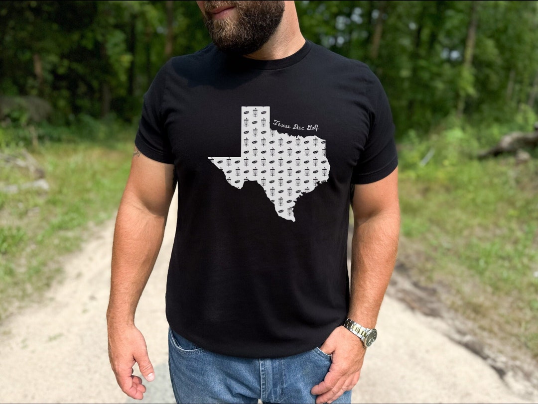Texas Disc Golf Shirt, Frisbee Golf Unisex Casual Athletic Tee - Etsy