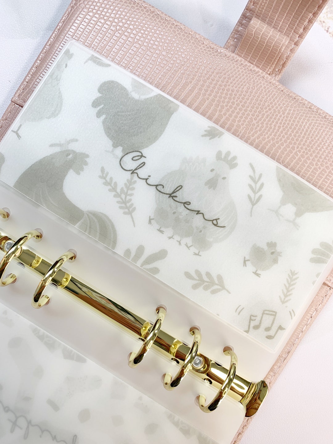 Chickens Cash Stuffing Envelope Homestead Cash Envelopes Laminated ...