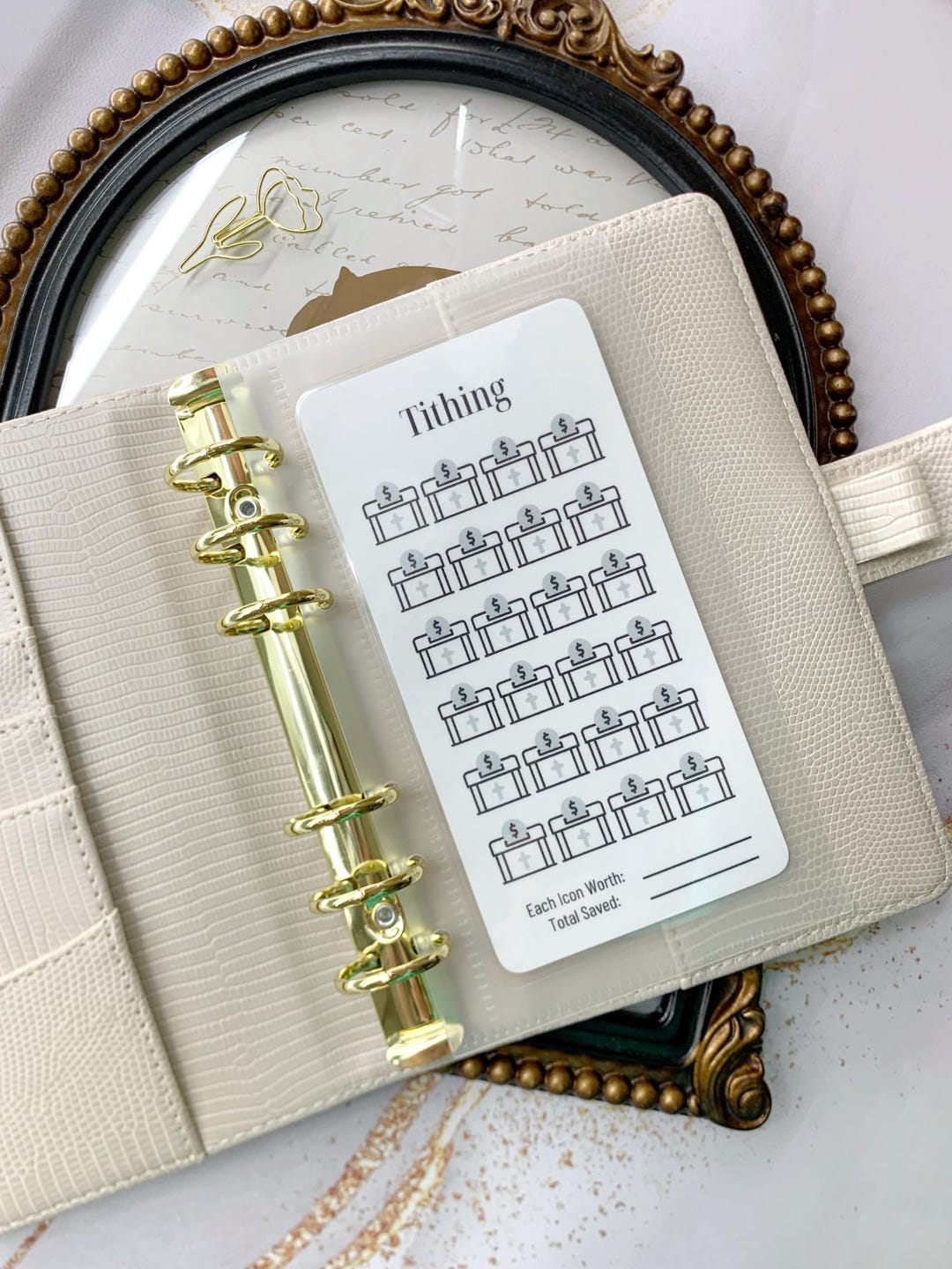 Tithing Savings Tracker: Cash Stuffing Budget Challenge by Amy Plans - Etsy