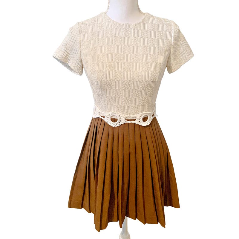 Micro Mini Pleated Dress - Etsy