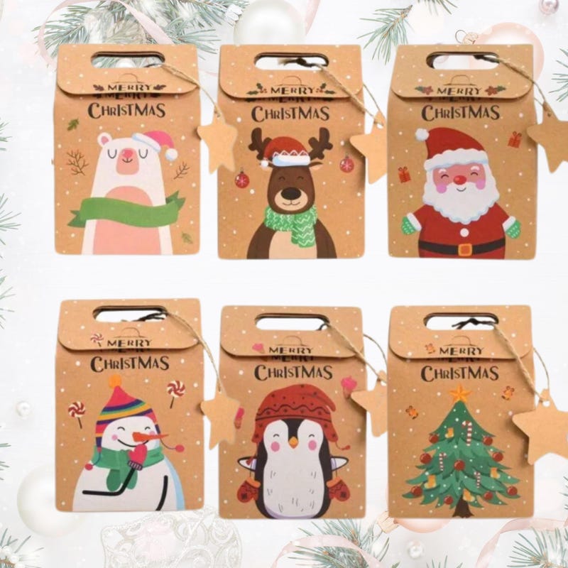 Christmas Favor Box - Etsy