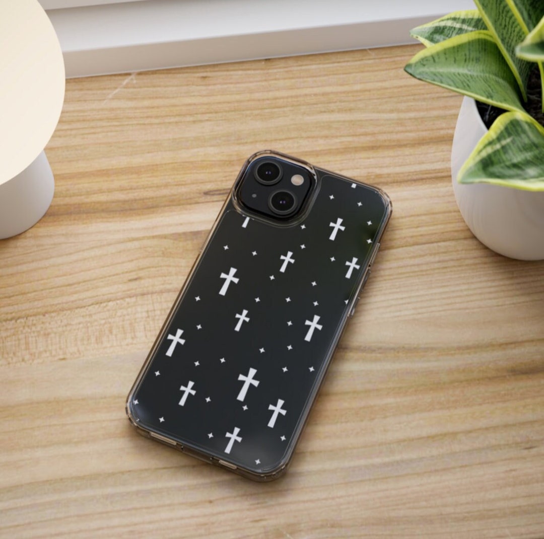 Cross Clear Phone Case Christian Modern Design Tough Case Christian ...