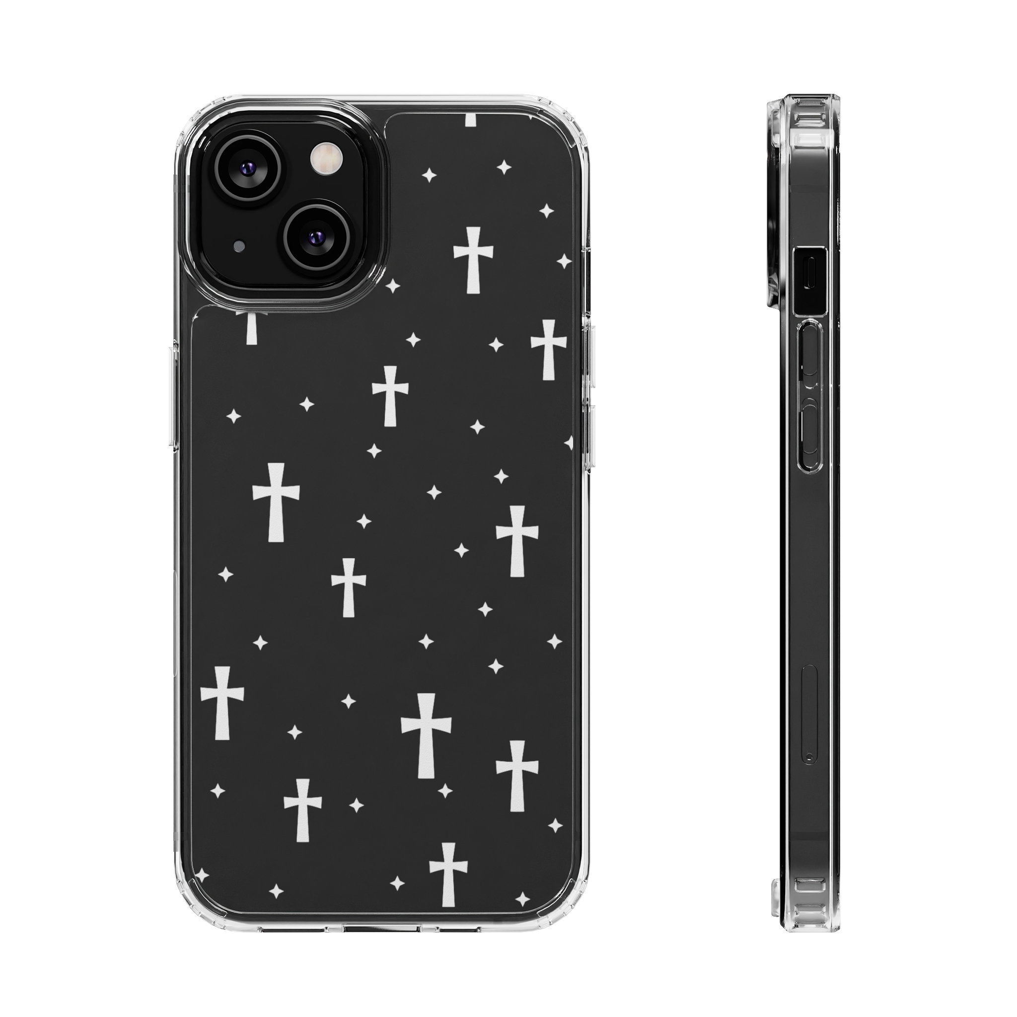 Cross Clear Phone Case Christian Modern Design Tough Case Christian ...