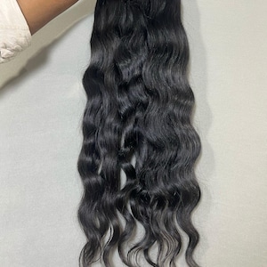 Indian Raw Wavy Hair Bundles - Etsy