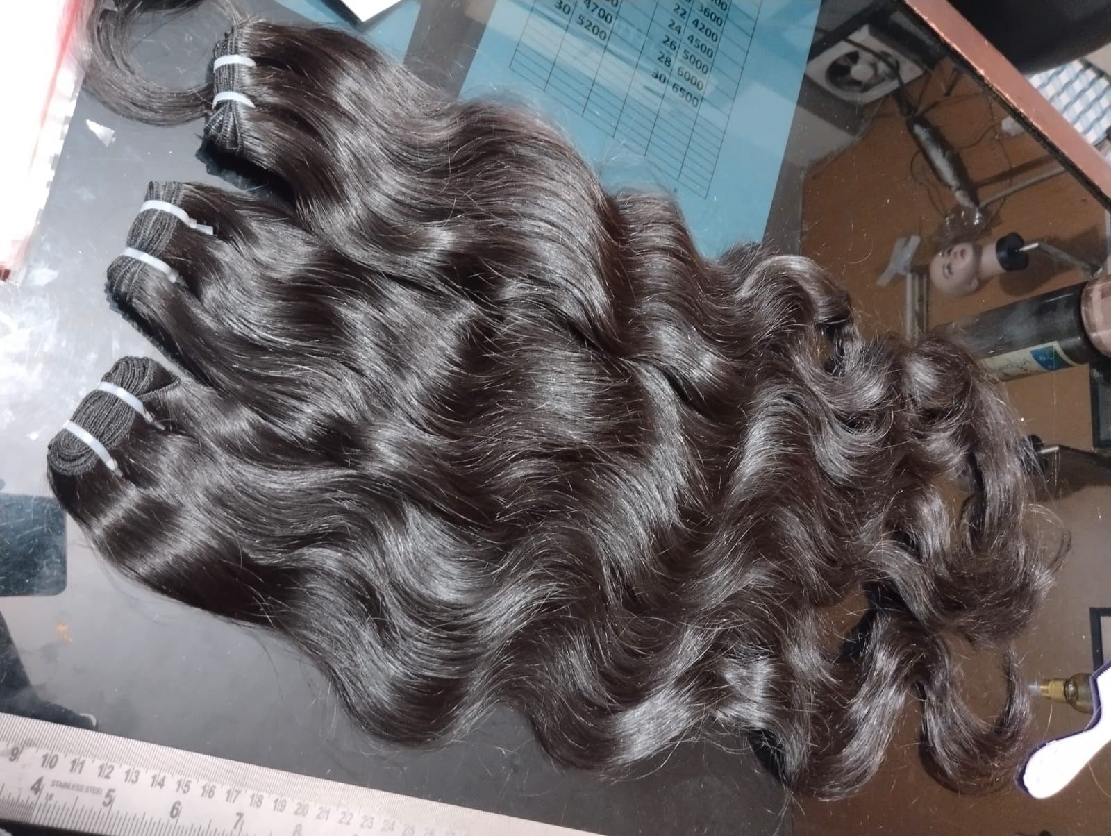 Indian Raw Wavy Hair Bundles - Etsy