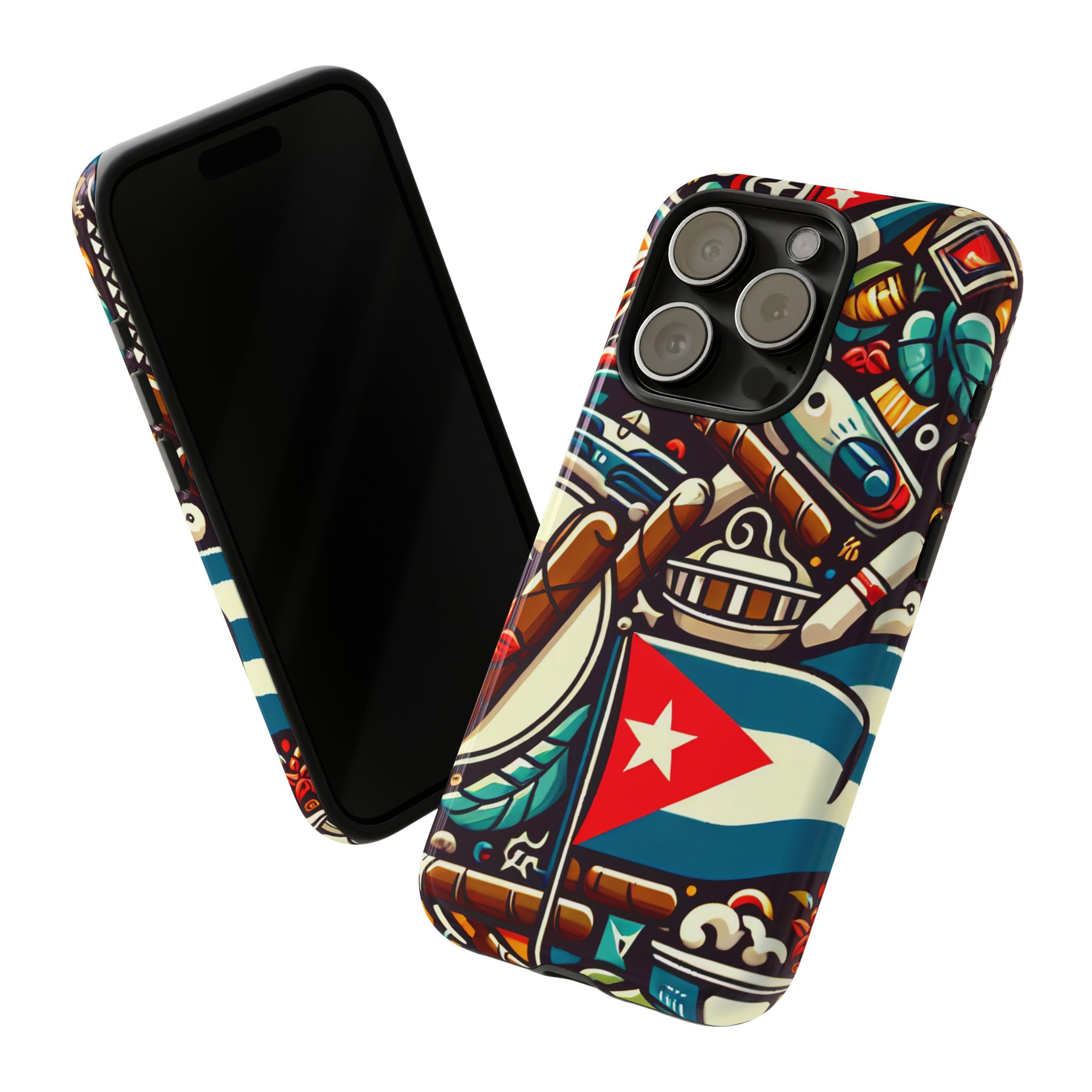 Cuban-themed Cell Phone Case Tough Cases Iphone, Samsung, Google Pixel ...