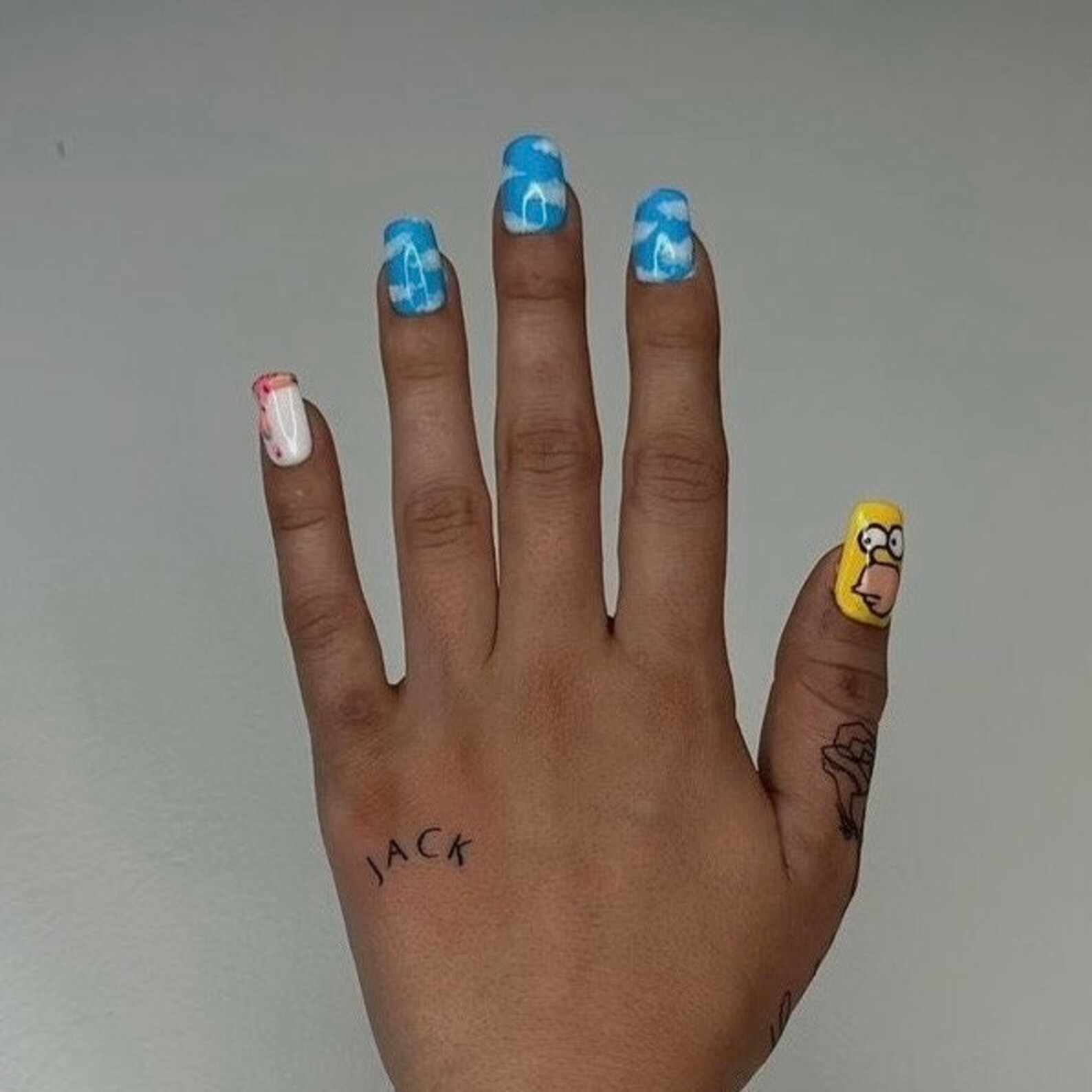 The Simpsons Press-on’s - Etsy