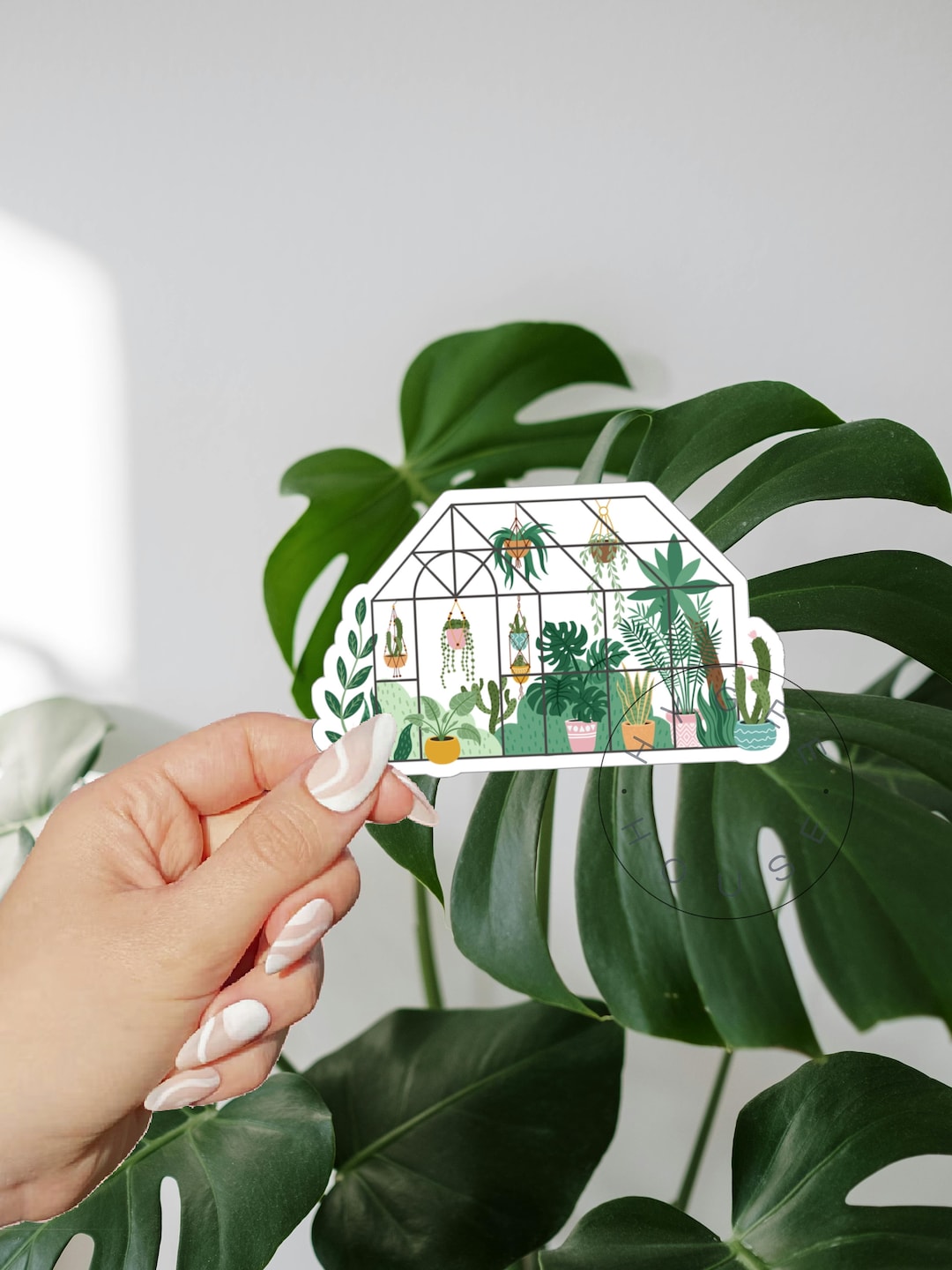 Greenhouse Plant Sticker Plant Lovers Sticker Plant Mom Plant Lady ...