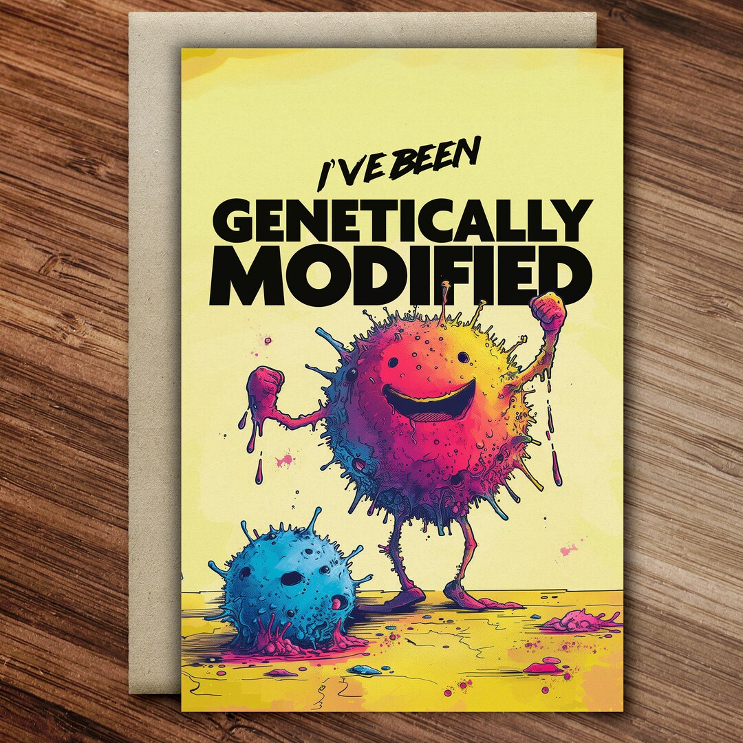 I've Been Genetically Modified CAR-T Cancer Card - Etsy