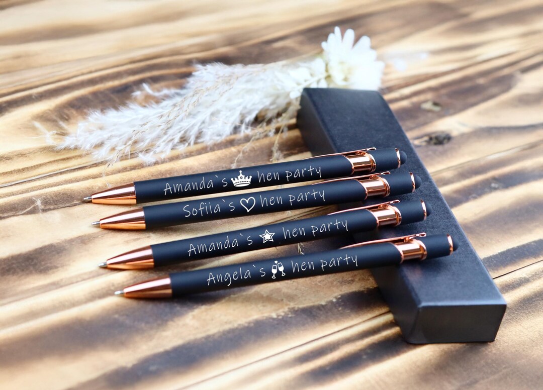 Personalised Hen Party Pen - Hen Do Games - Team Bride Gifts - Etsy