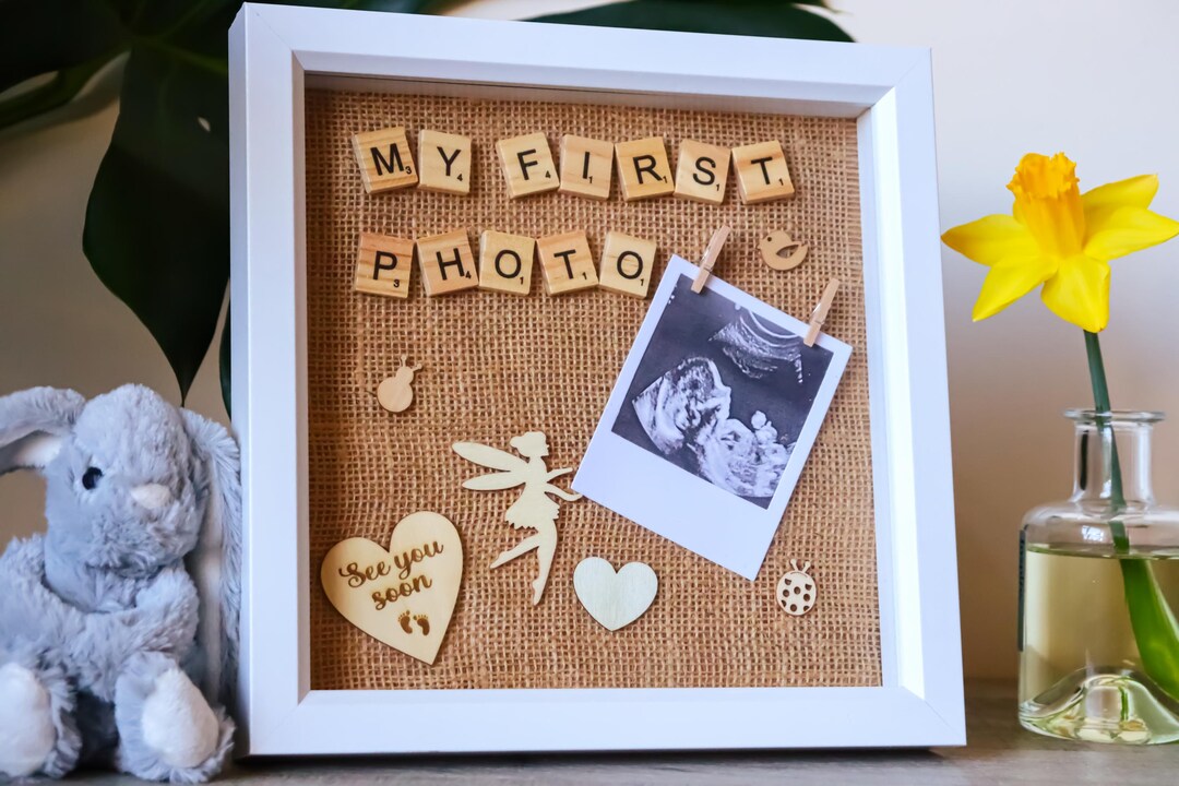 Personalised My First Scan Frame Ny First Photo Frame Ultrasound Frame ...