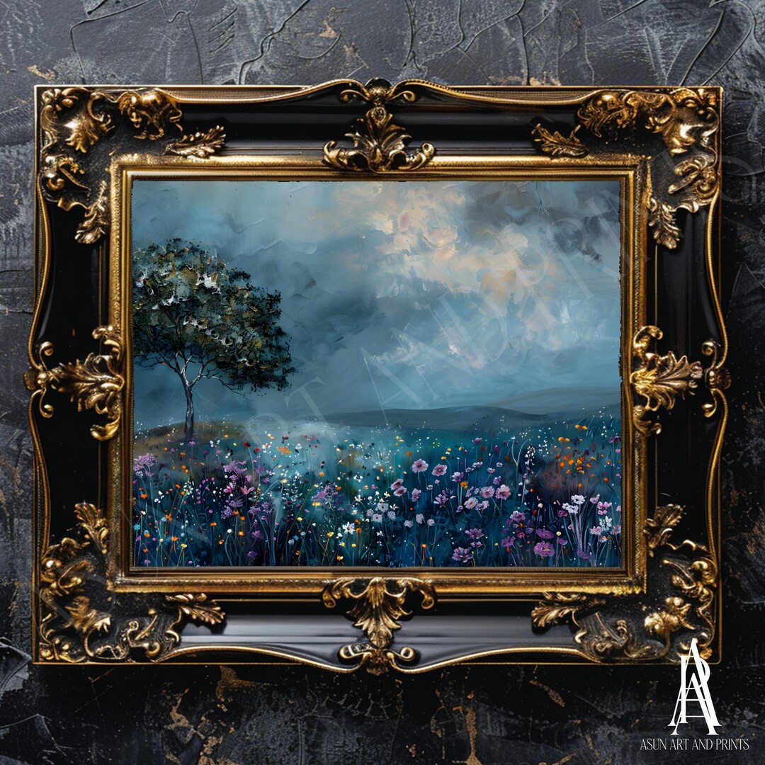 PRINTED & SHIPPED | Moody Landscape, Moody Art, Moody Painting ...