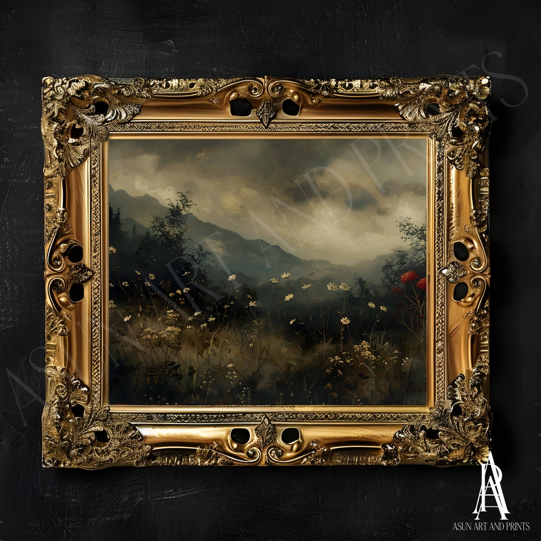 PRINTED & SHIPPED | Moody Landscape, Moody Art, Moody Painting ...