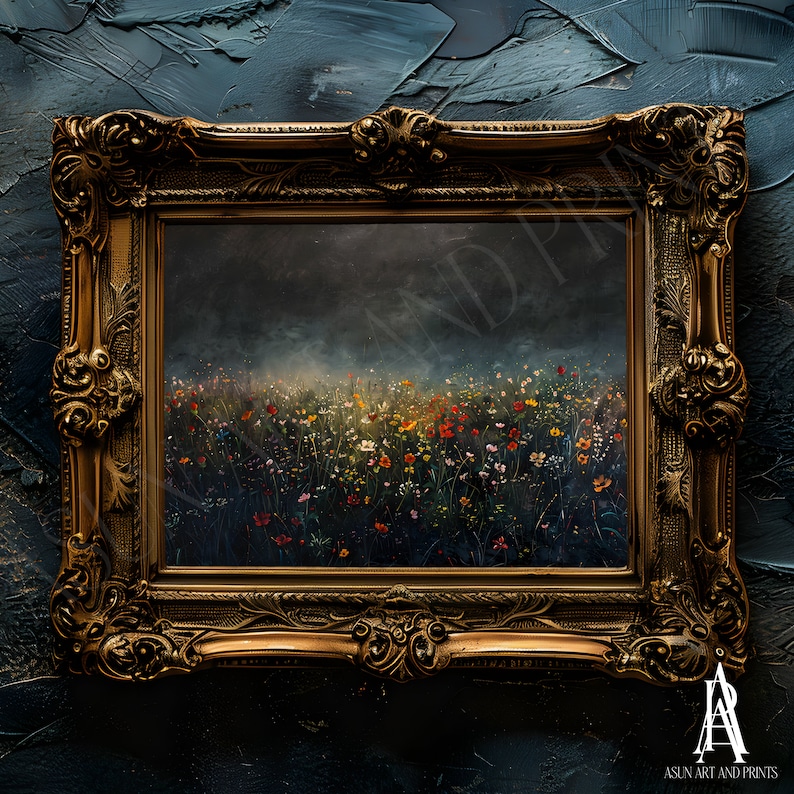 MOODY OIL PAINTING| Moody Landscape, Moody Art, Moody Painting ...