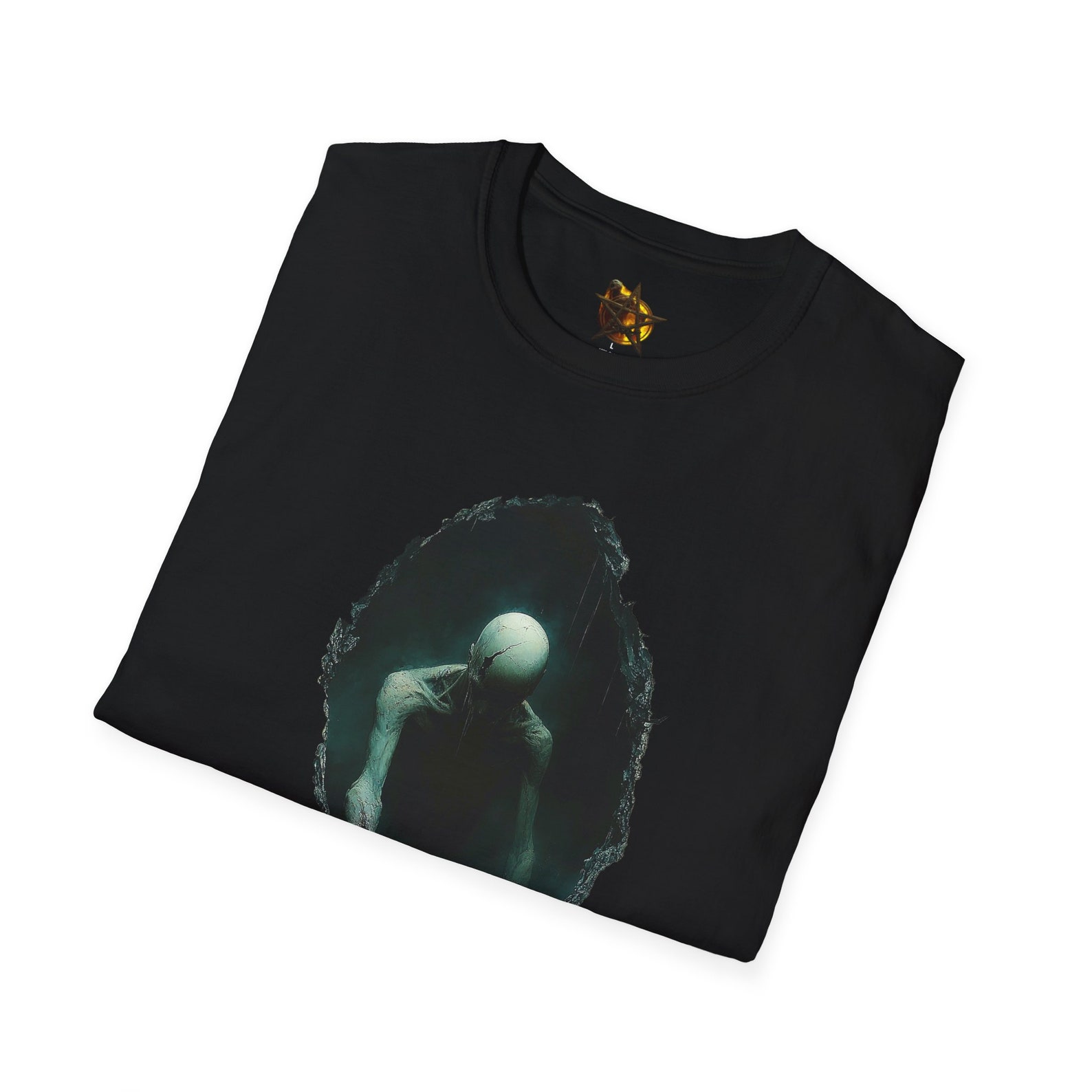 Exit, Demon Crawling Out of Chest. Unisex Softstyle T-shirt - Etsy