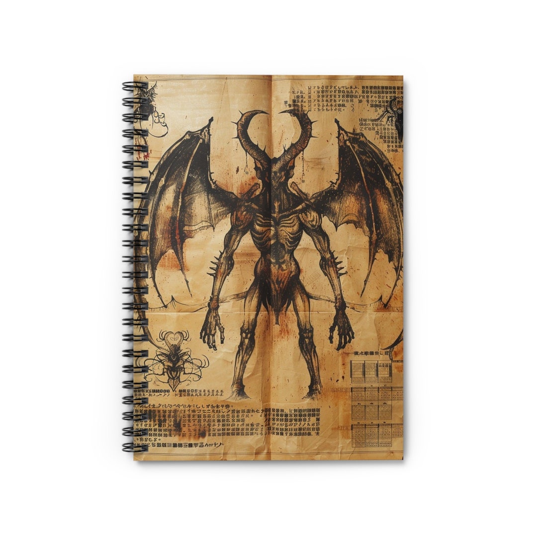 Demonology Note Book. Demon Anatomy Notebook. Keep Your Focus With Your ...
