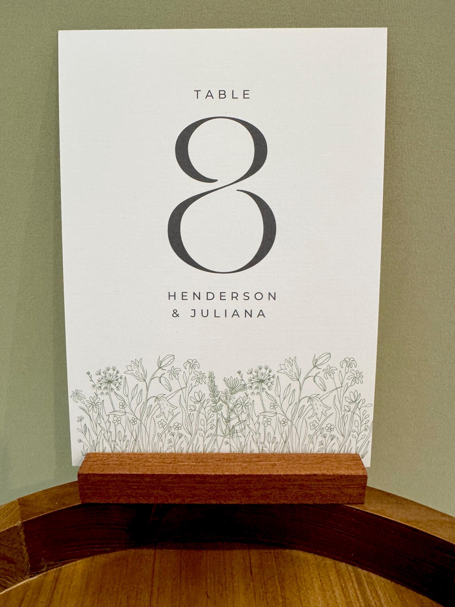 Table Numbers | 5 X 7 | Classic Wedding | Elegant Wedding | 25 Table ...