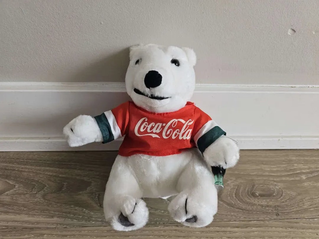Vintage Coca Cola Polar Bear Mascot Stuffed Animal Plush Toy 9" - Etsy