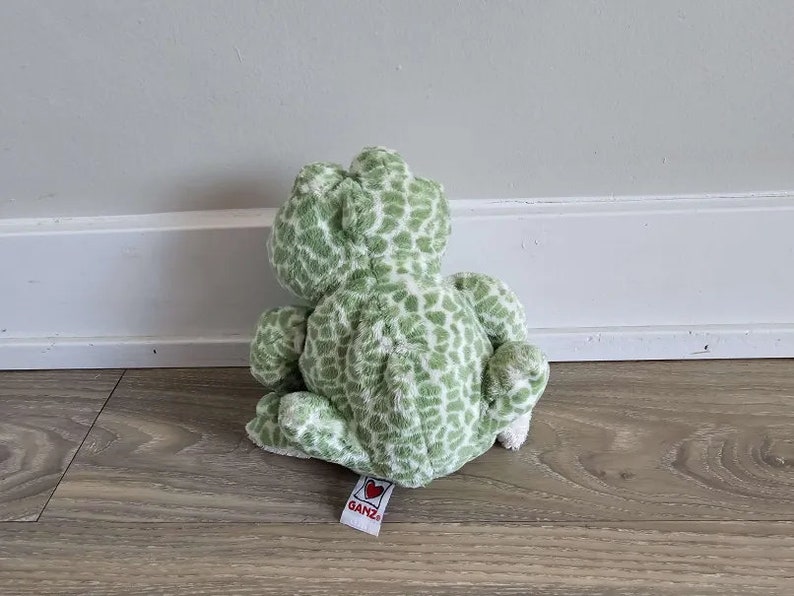 Ganz Webkinz Spotted Green Bull Frog Stuffed Animal Plush Toy 9" - Etsy