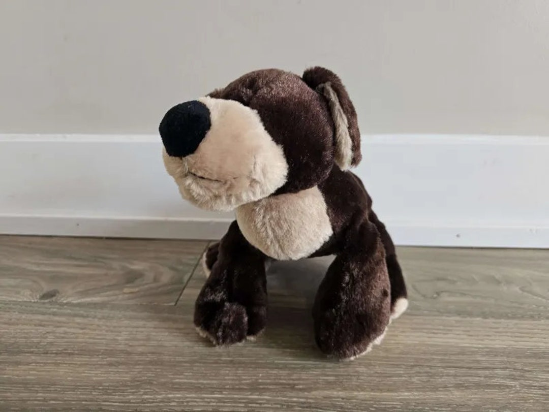 Ganz Cute Beige and Brown Puppy Dog Stuffed Animal Plush Toy 10" - Etsy