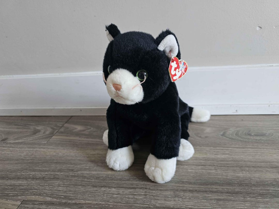Ty Beanie Buddies Zip the Cat Stuffed Animal Plush Toy 12" - Etsy