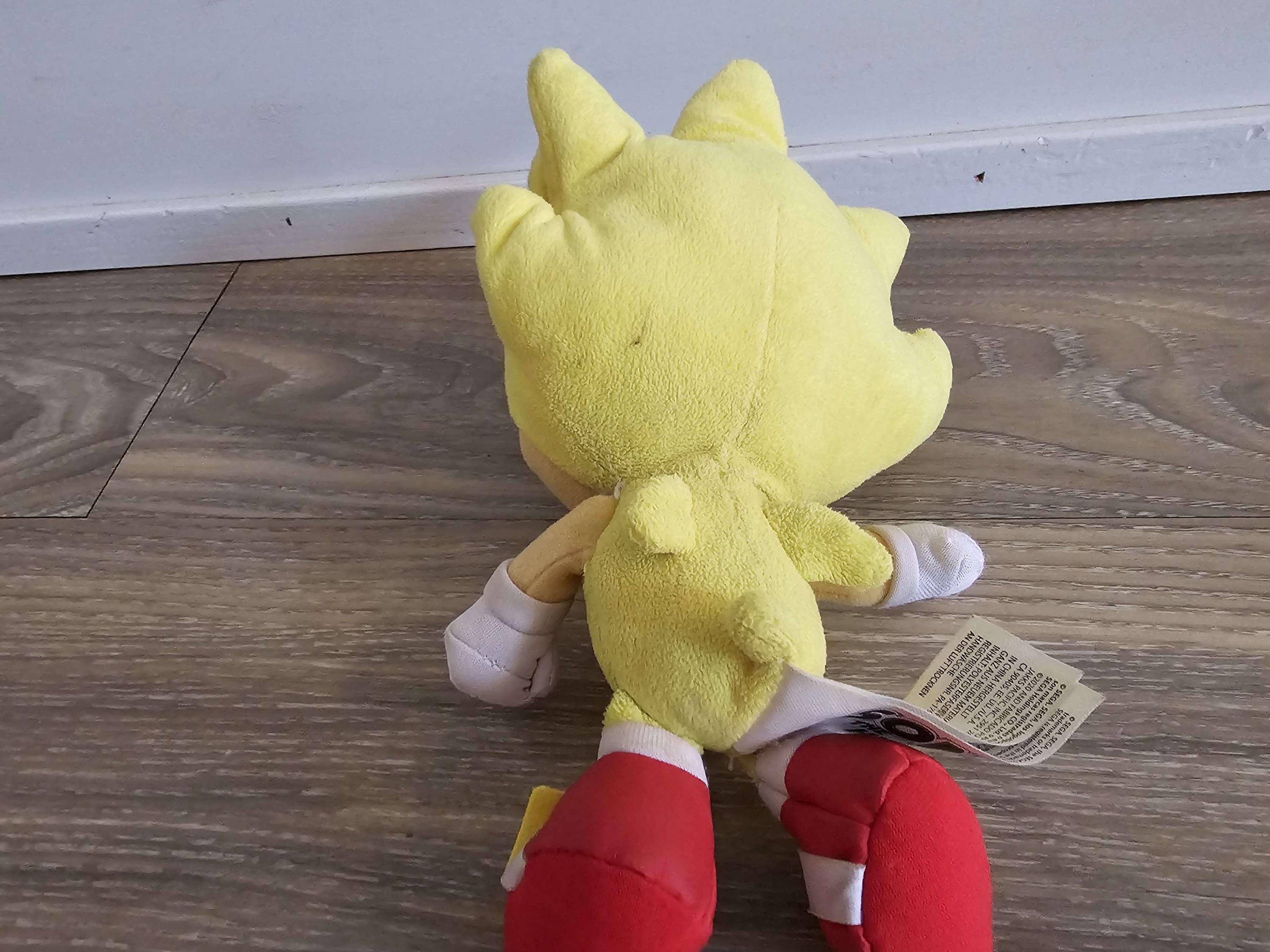 Sonic the Hedgehog Super Sonic Stuffed Animal Plush Toy 9" - Etsy