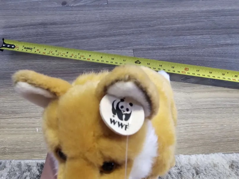 WWF Realistic Fox Stuffed Animal Plush Toy 8.5 - Etsy