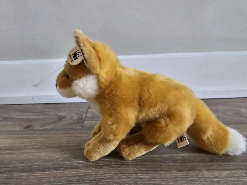 WWF Realistic Fox Stuffed Animal Plush Toy 8.5 - Etsy