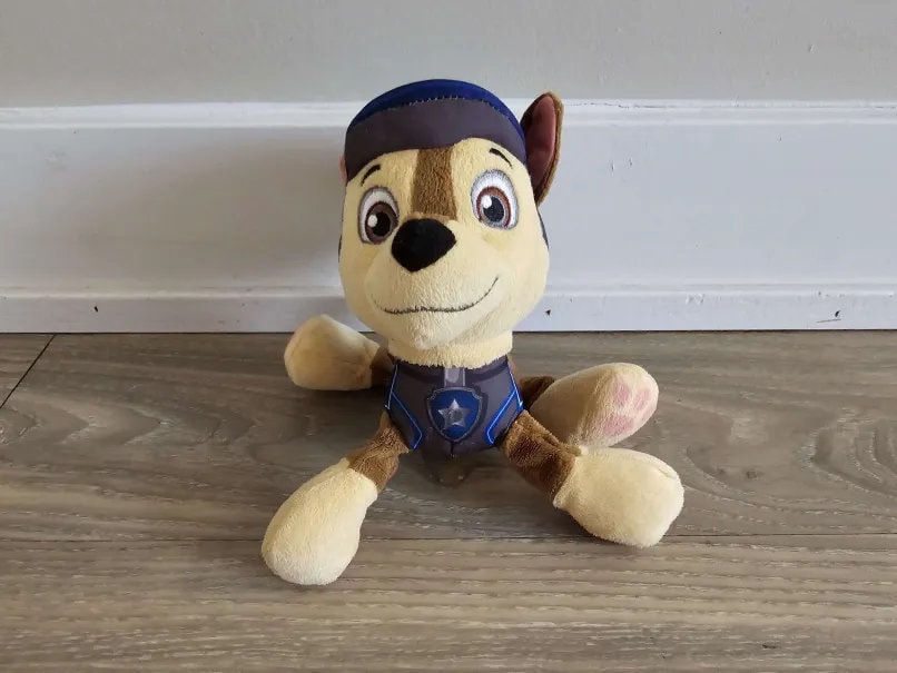 Paw Patrol Chase the Dog Stuffed Animal Plush Toy 6.5" - Etsy