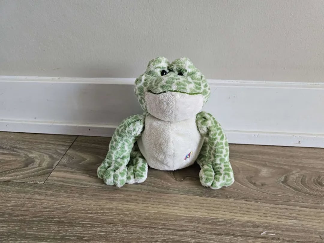 Ganz Webkinz Spotted Green Bull Frog Stuffed Animal Plush Toy 9" - Etsy