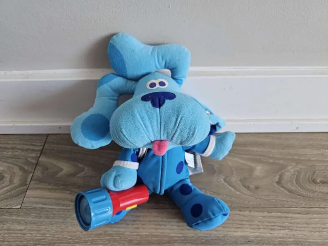 Vintage Blues Clues Stuffed Bedtime Flashlight Dog Animal Plush 12" - Etsy