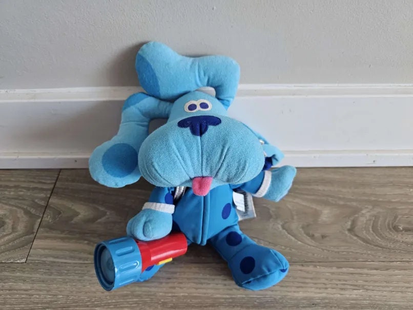 Vintage Blues Clues Stuffed Bedtime Flashlight Dog Animal Plush 12" - Etsy