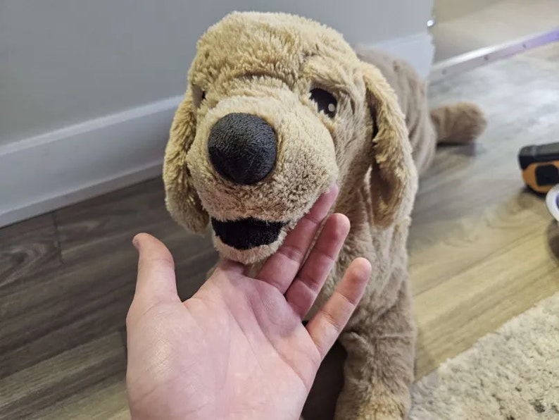 Cute Realistic Golden Retriever Pillow Plush Stuffed Animal Toy 24" - Etsy