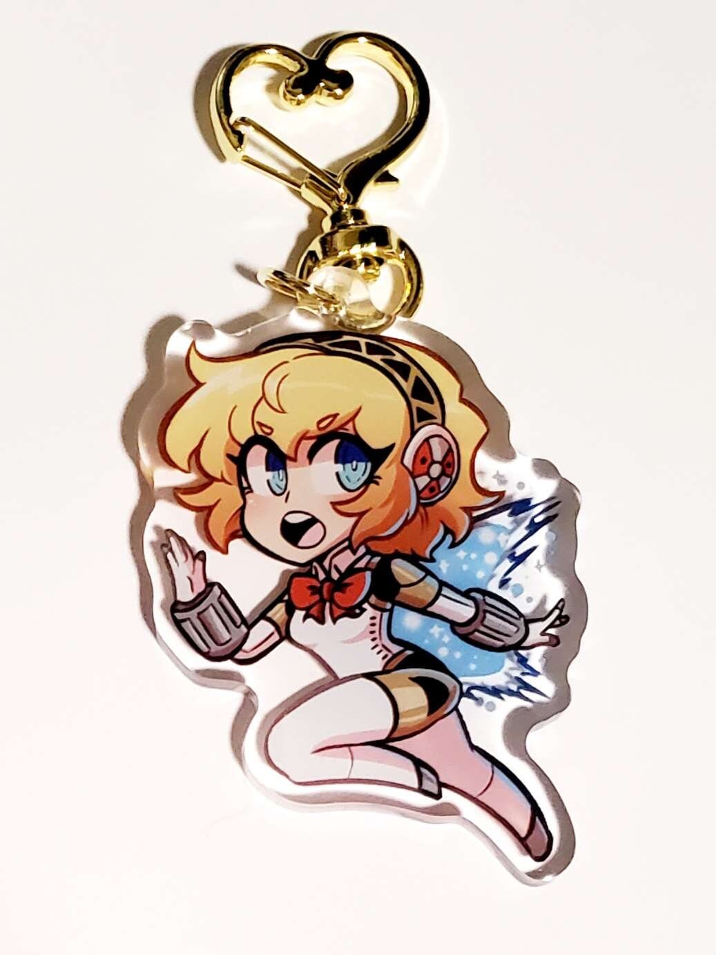 Persona 3 Aigis Acrylic Charm Keychain 2.5'' - Etsy